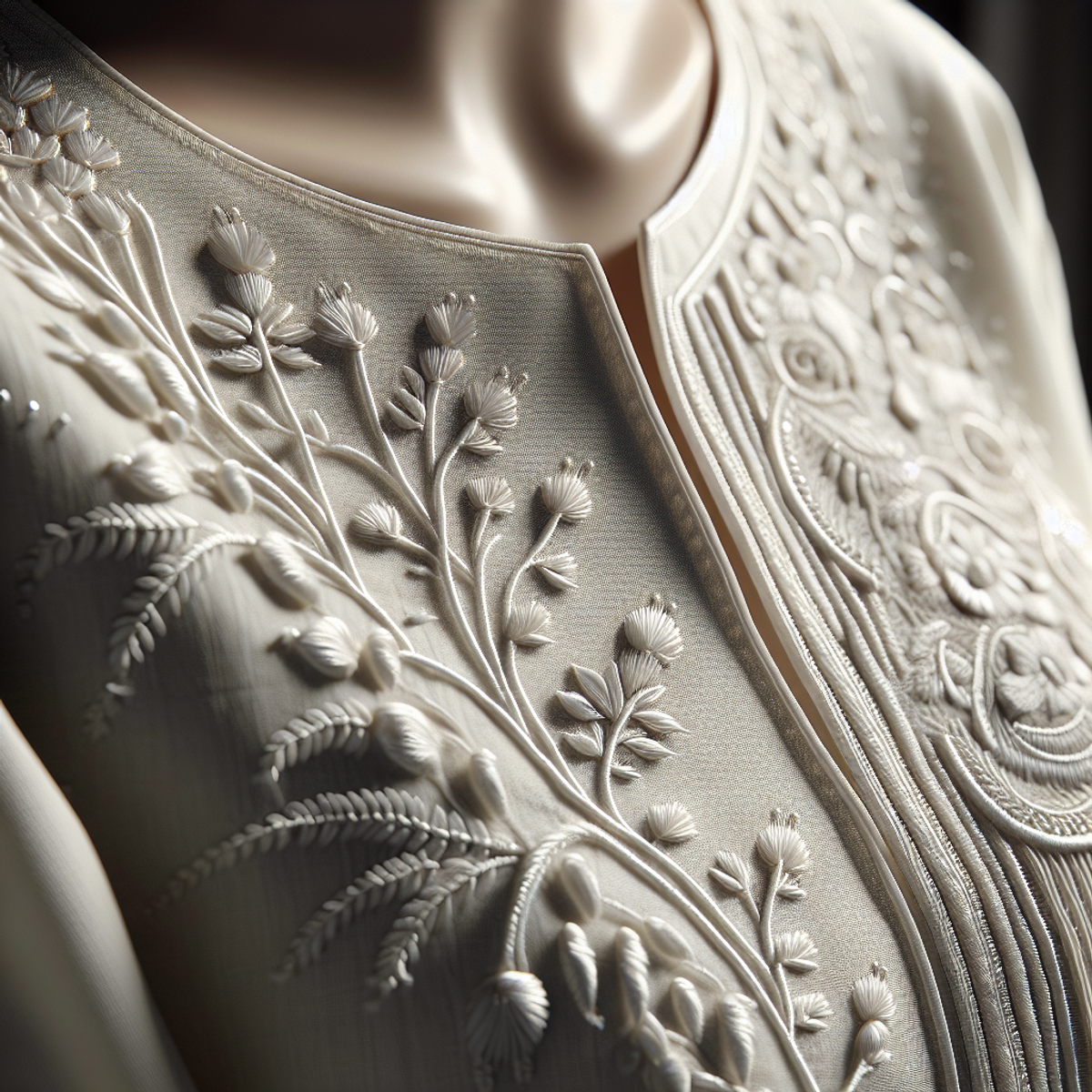 Elegant Cotton White Salwar Kameez – ARHAA